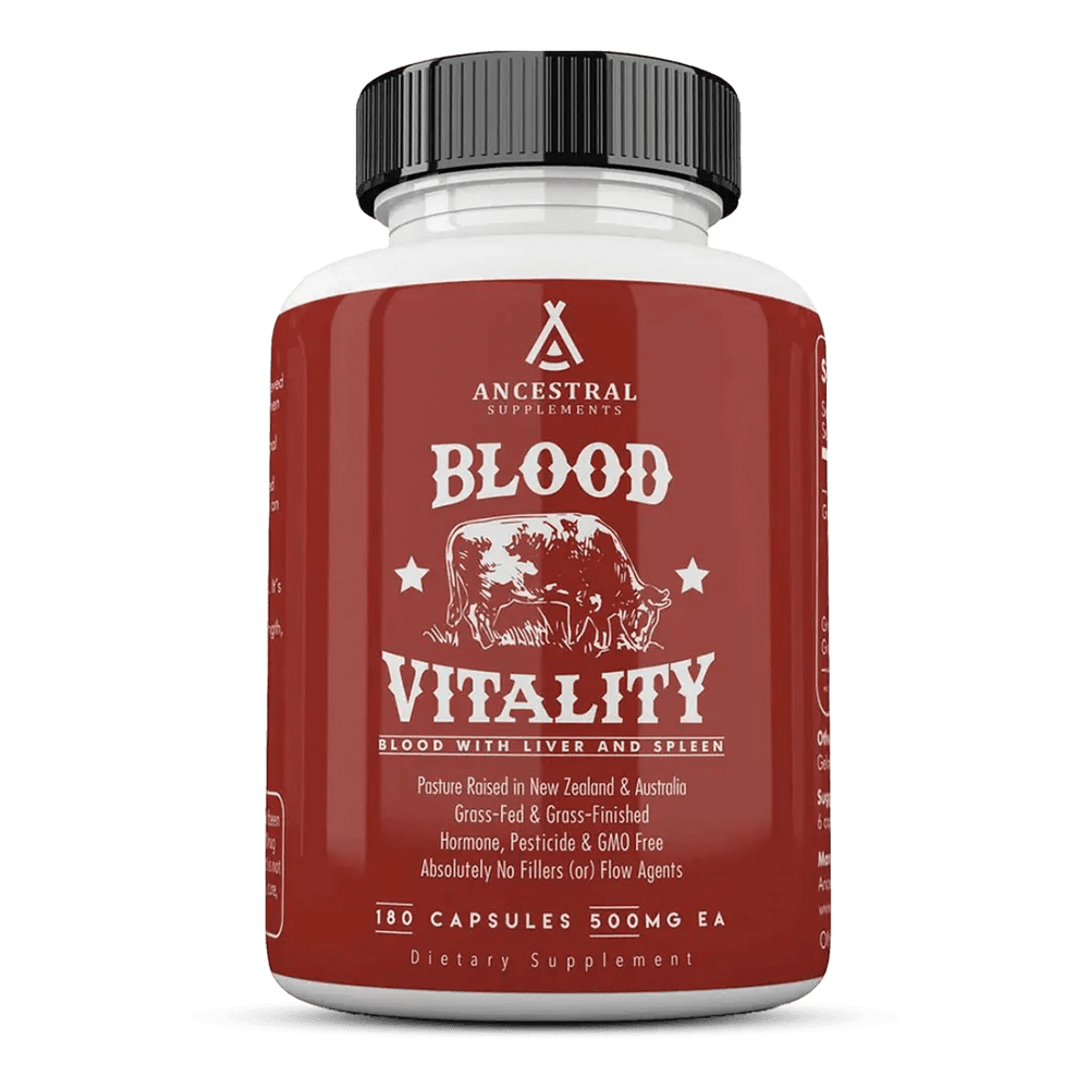 Grassfed Beef Blood - 180 capsules