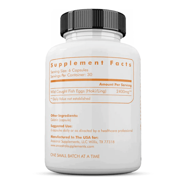 Wild Caught Fish Roe (Hoki) - 180 capsules